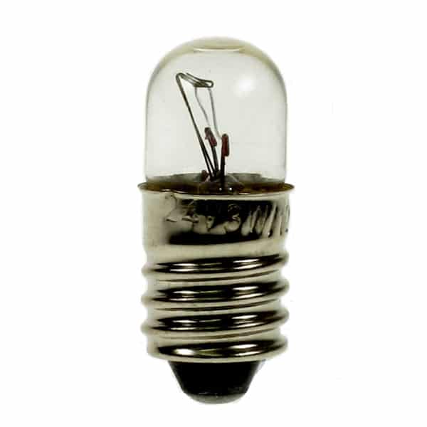 Small 24V 1.2W 50MA E10 Light Bulb 9X23mm (Pack of 5) - UK LIGHT STORE