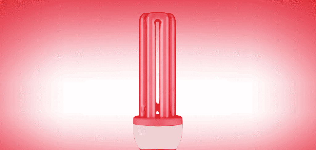 RED 11W SES E14 Stick CFL Energy Saving Light Bulb - UK LIGHT STORE