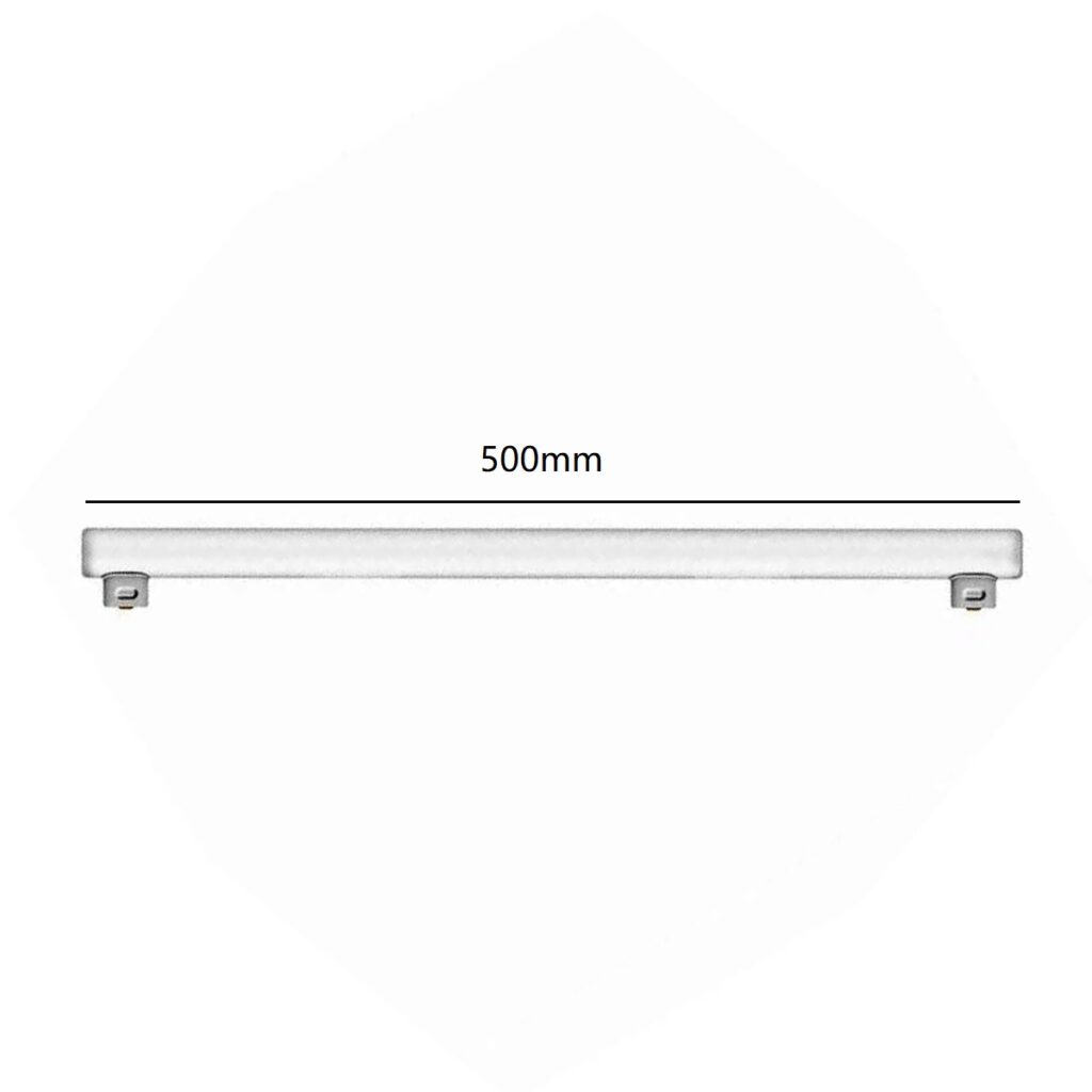 LED 6W Architectural Light Tube S14S Double Oval Connector Single Pin ...