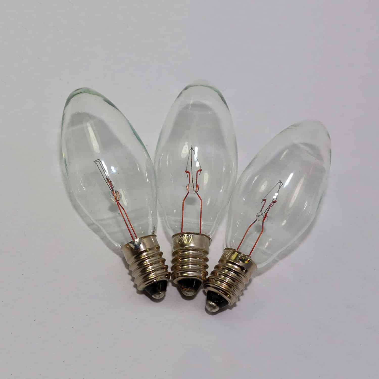 3X Replacement Christmas Light Bulbs 6V 2 4W E10 Clear Small MES Screw 