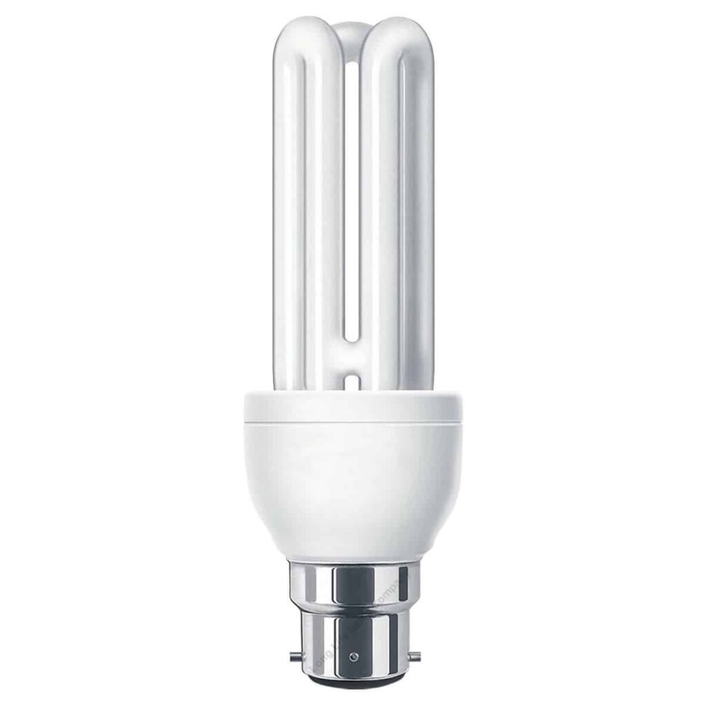 GREEN 11W BC Stick CFL Energy Saving Light Bulb - UK LIGHT STORE