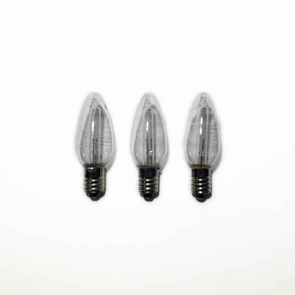 2.4V 0.24W Premier RLC246 Pack of 3 Replacement Light Bulbs E10 Base ...