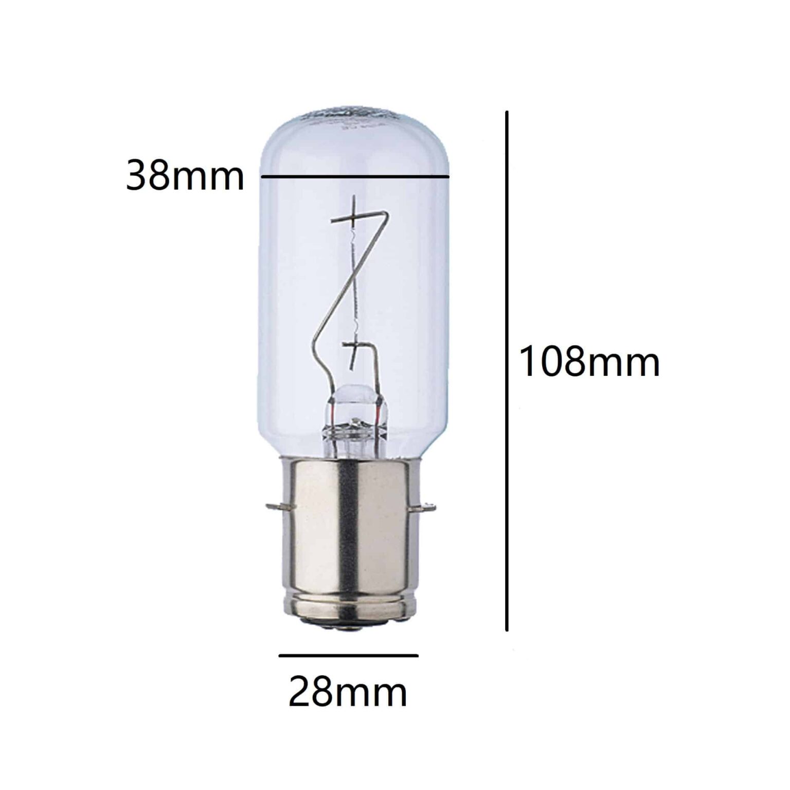 24V 60W P28S Clear Ship Navigation Lamp - UK LIGHT STORE