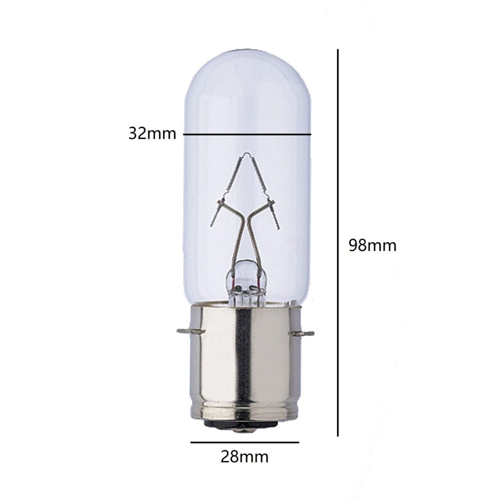 100W 6.6A P28s Airfield Lamp Light Bulb - UK LIGHT STORE